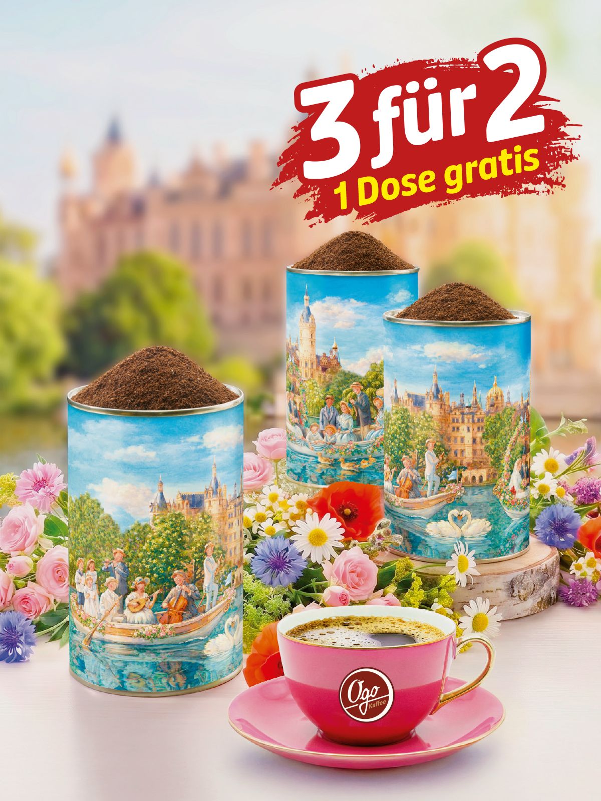 „3 für 2“ Festkaffee „Schlosshochzeit“ | 110021